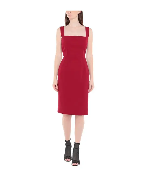 Dolce & Gabbana Sleeveless Square Neck Bodycon Dress
