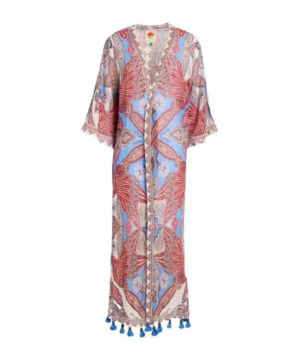 Farm Rio Paisley Print Short-sleeved Top - Multicolor