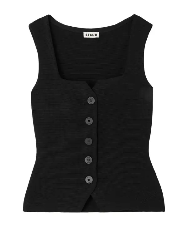 Staud Marisa Fitted Knit Top