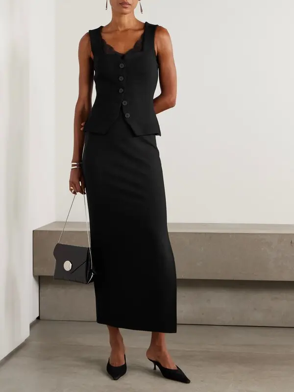 Staud Marisa Fitted Knit Top