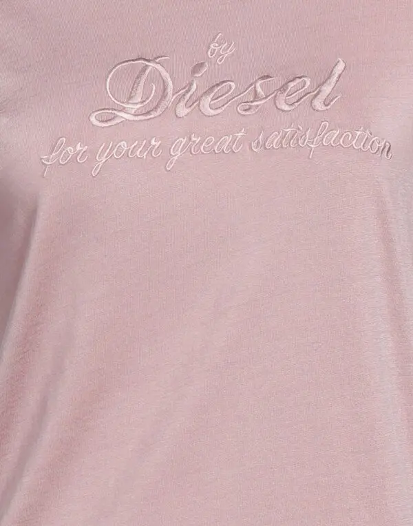 DIESEL® Embroidered Round Neck Short Sleeve T-shirt