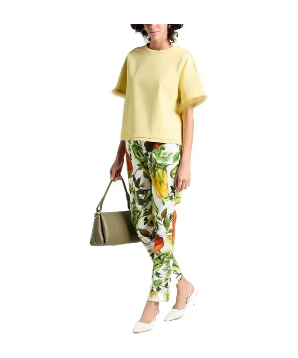 Dolce & Gabbana Multi-color Straight-leg Pants
