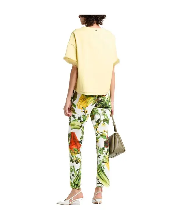Dolce & Gabbana Multi-color Straight-leg Pants