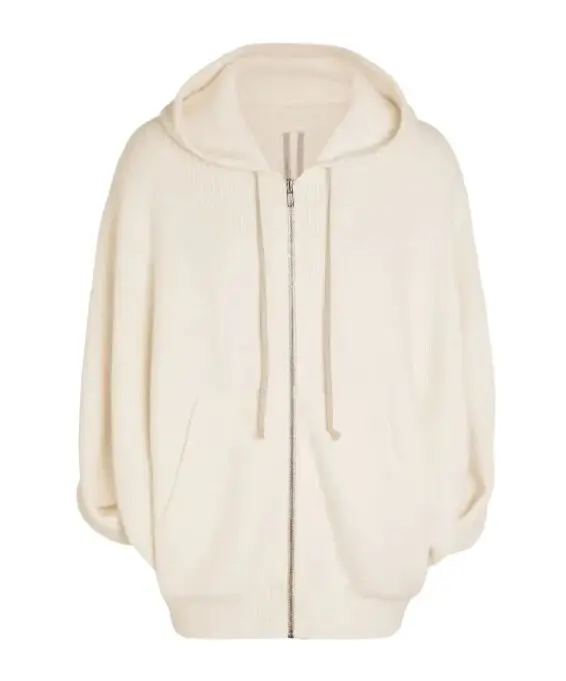 Rick Owens Zip-up Hooded Sweater