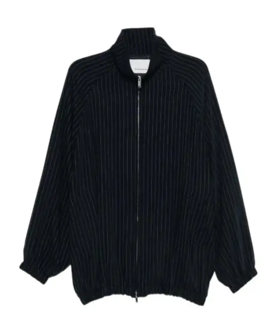 THE FRANKIE SHOP Baxter Pinstripe Zip Jacket