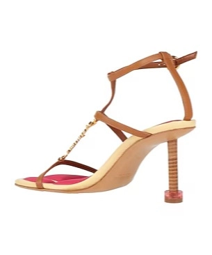 Jacquemus Minimalist Buckle Strap Sandals