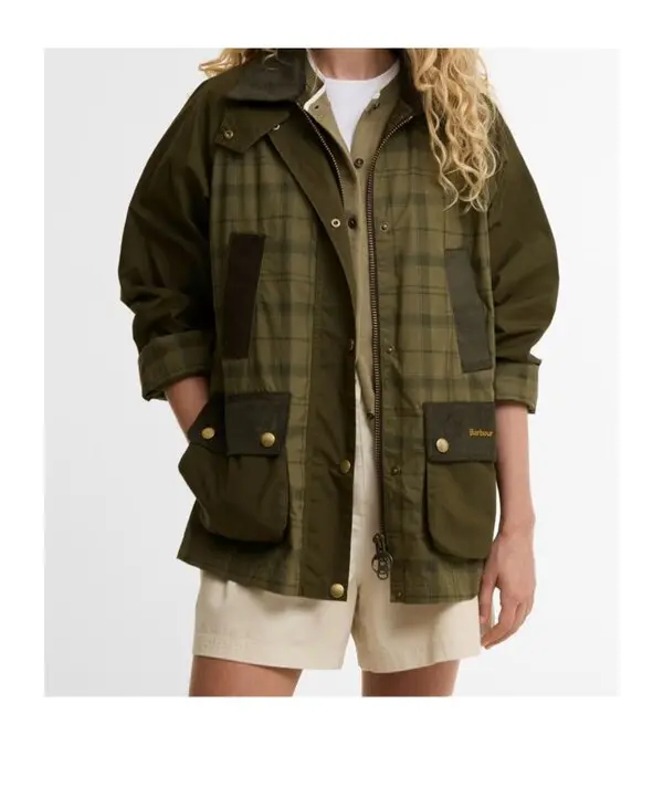 Barbour Plaid Long Sleeve Casual Jacket