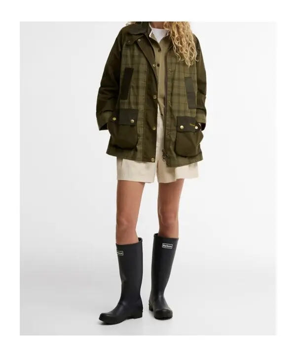 Barbour Plaid Long Sleeve Casual Jacket