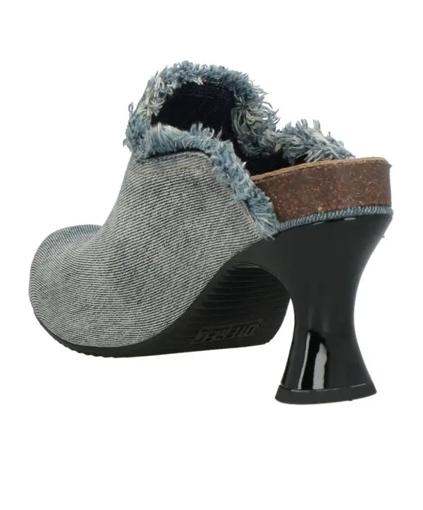 DIESEL® Cowboy Mules With High Heel - Blue