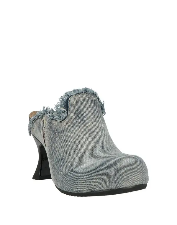 DIESEL® Cowboy Mules With High Heel - Blue