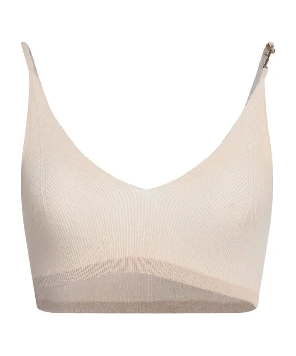 Jacquemus Sleeveless Knitted Cropped Top