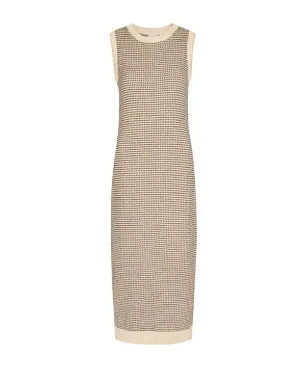 Varley Sadia Patterned Sleeveless Midi Dress