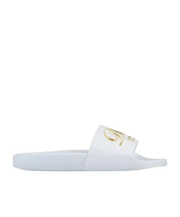 Dolce & Gabbana Embroidered Logo Slides