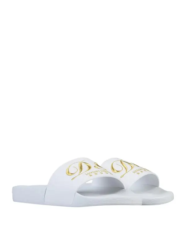 Dolce & Gabbana Embroidered Logo Slides
