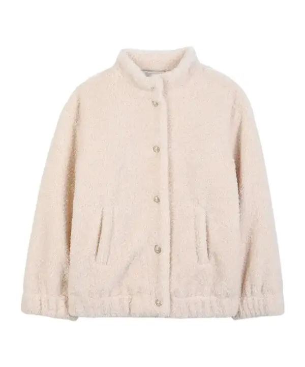 Zadig&Voltaire Fleece-lined Snap-front Jacket