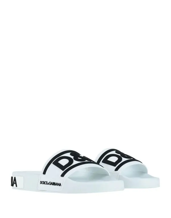 Dolce & Gabbana Letter Print Slides