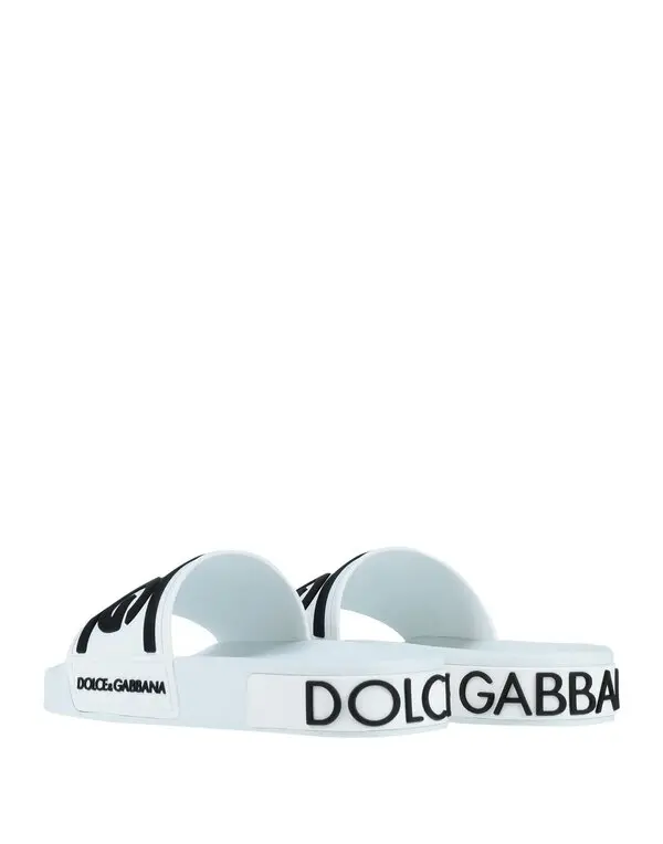 Dolce & Gabbana Letter Print Slides