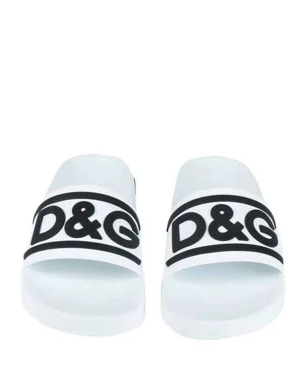 Dolce & Gabbana Letter Print Slides