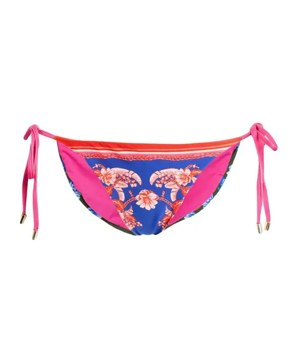 Farm Rio Floral Bikini Bottoms - Blue