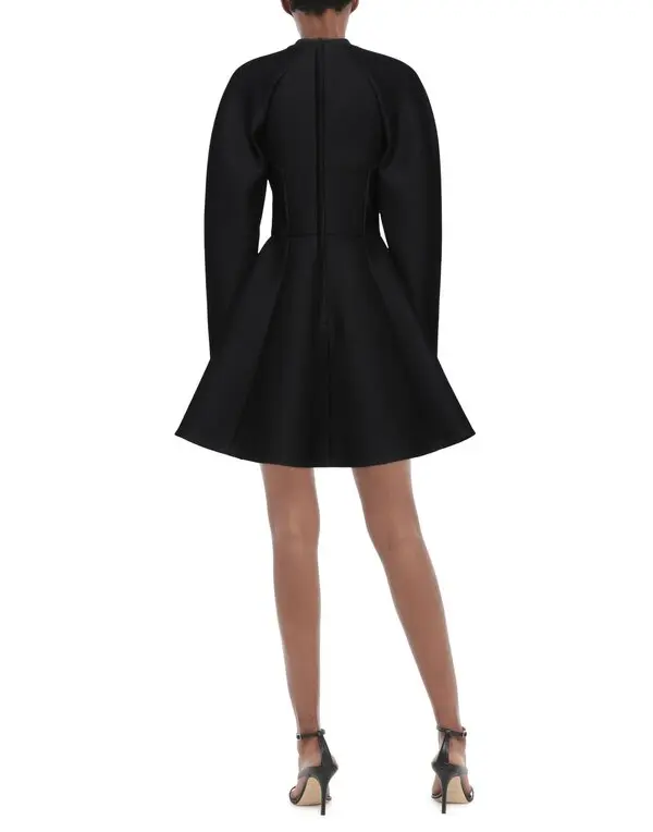 Dolce & Gabbana Long Sleeve Zippered Dress