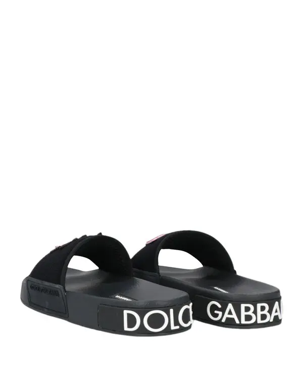 Dolce & Gabbana Letter Print Pool Slides