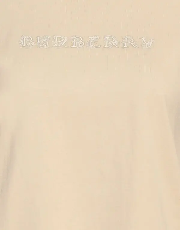 Burberry Solid-color Short-sleeved Crew Neck T-shirt