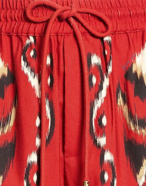 Farm Rio Multi-colored Textured Casual Pants