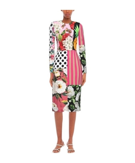 Dolce & Gabbana Fitted Patchwork Dress