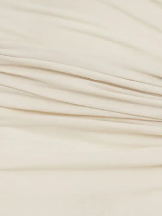 ENTIRE STUDIOS Pillar One-shoulder Pleated Maxi Dress