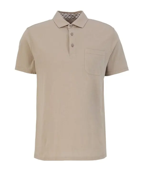 Barbour Short-sleeved Polo Shirt With Chest Pocket