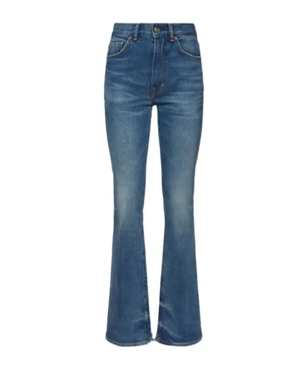 TOM FORD Japanese Stonewashed Denim Flared Jeans