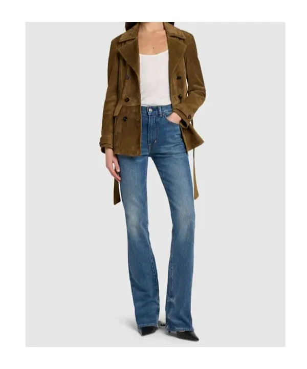 TOM FORD Japanese Stonewashed Denim Flared Jeans