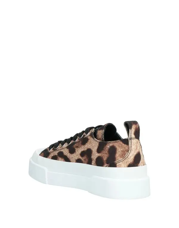 Dolce & Gabbana Leopard Print Low-top Sneakers