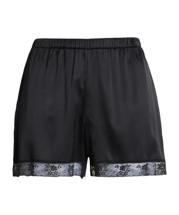 Dolce & Gabbana Lace Trimmed Sleep Shorts - Black