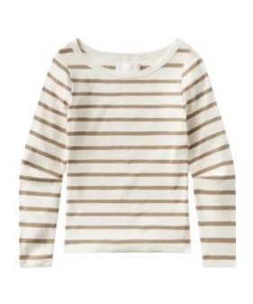 Citizens Of Humanity Striped Boat-neck T-shirt - White