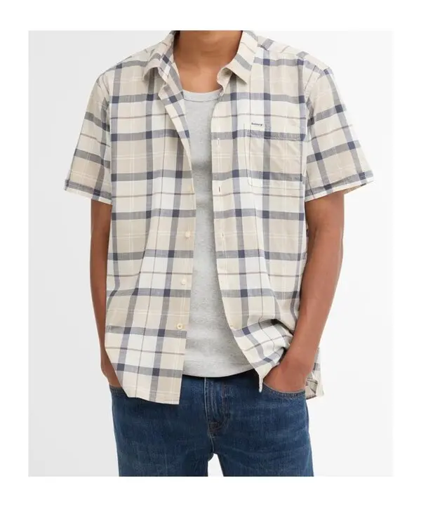 Barbour Plaid Short-sleeved Shirt