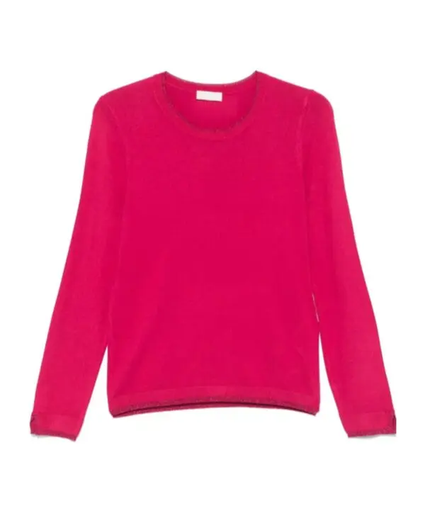Liu Jo Ribbed Trim Crewneck Jumper