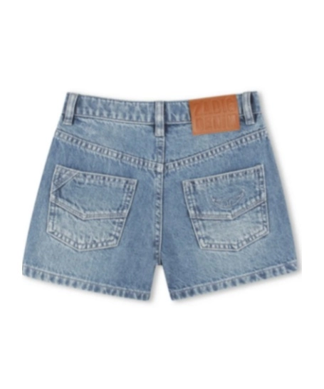 Zadig&Voltaire Logo Embroidered Denim Shorts