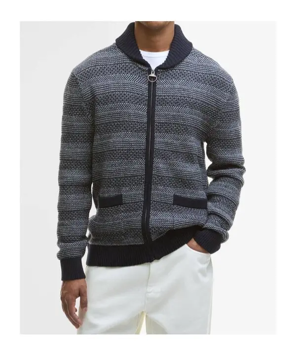 Barbour Helmsley Zipped Pockets Knitted Cardigan