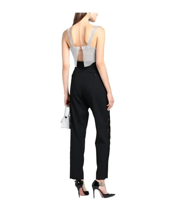 Dolce & Gabbana Solid-color Wool Trousers