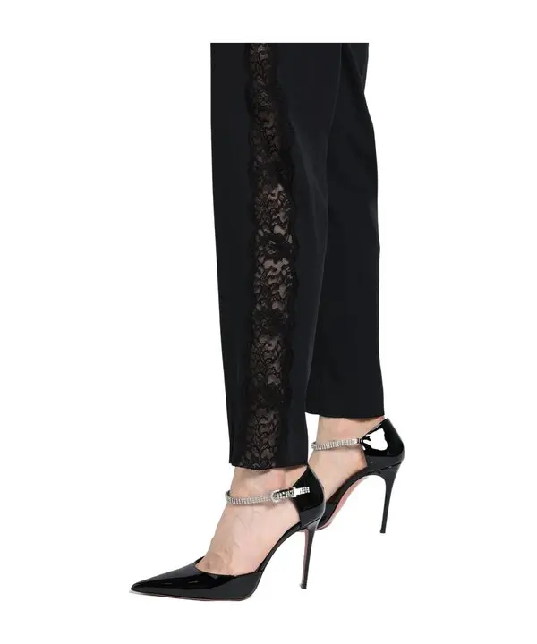 Dolce & Gabbana Solid-color Wool Trousers