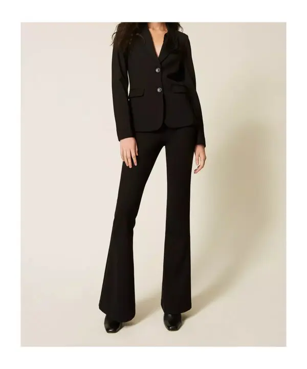 TWINSET Floral-brooch Blazer