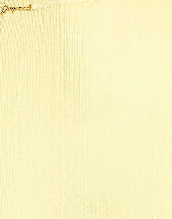Jacquemus Solid-colored Knit Midi Skirt