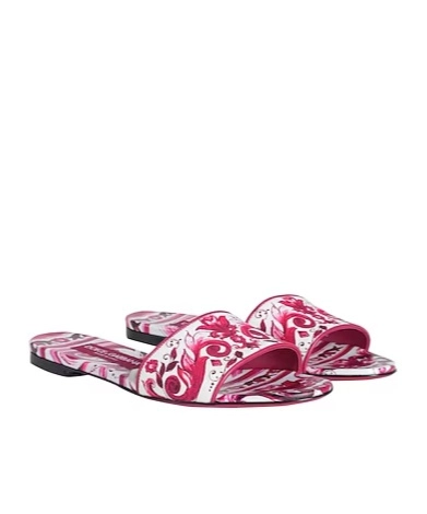 Dolce & Gabbana Floral Print Skate Slides