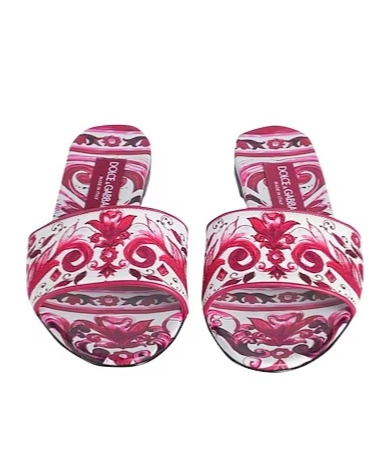 Dolce & Gabbana Floral Print Skate Slides