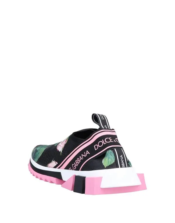 Dolce & Gabbana Floral Print Sock Sneakers
