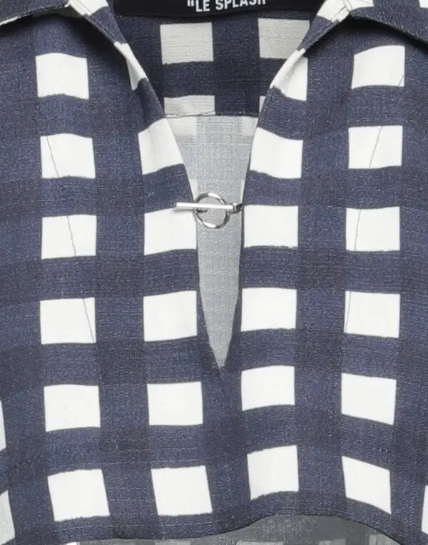 Jacquemus Checked Cropped Woven Top