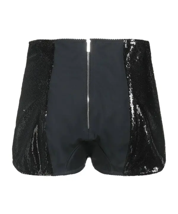 Dolce & Gabbana Sequined Hot Pants - Black