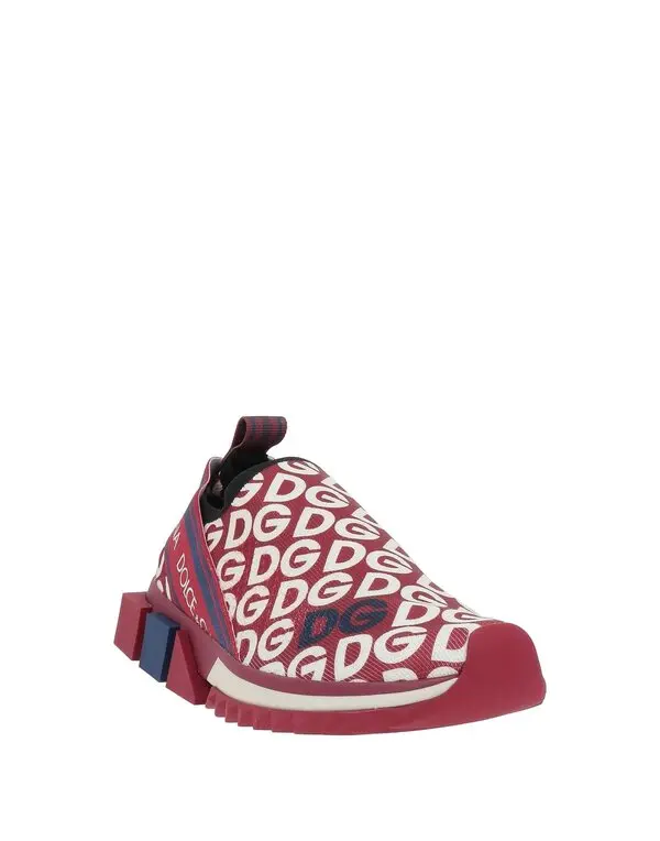 Dolce & Gabbana Logo Print Sneakers - Red