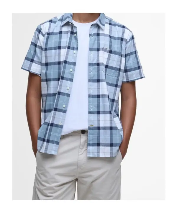 Barbour Plaid Short-sleeved Shirt